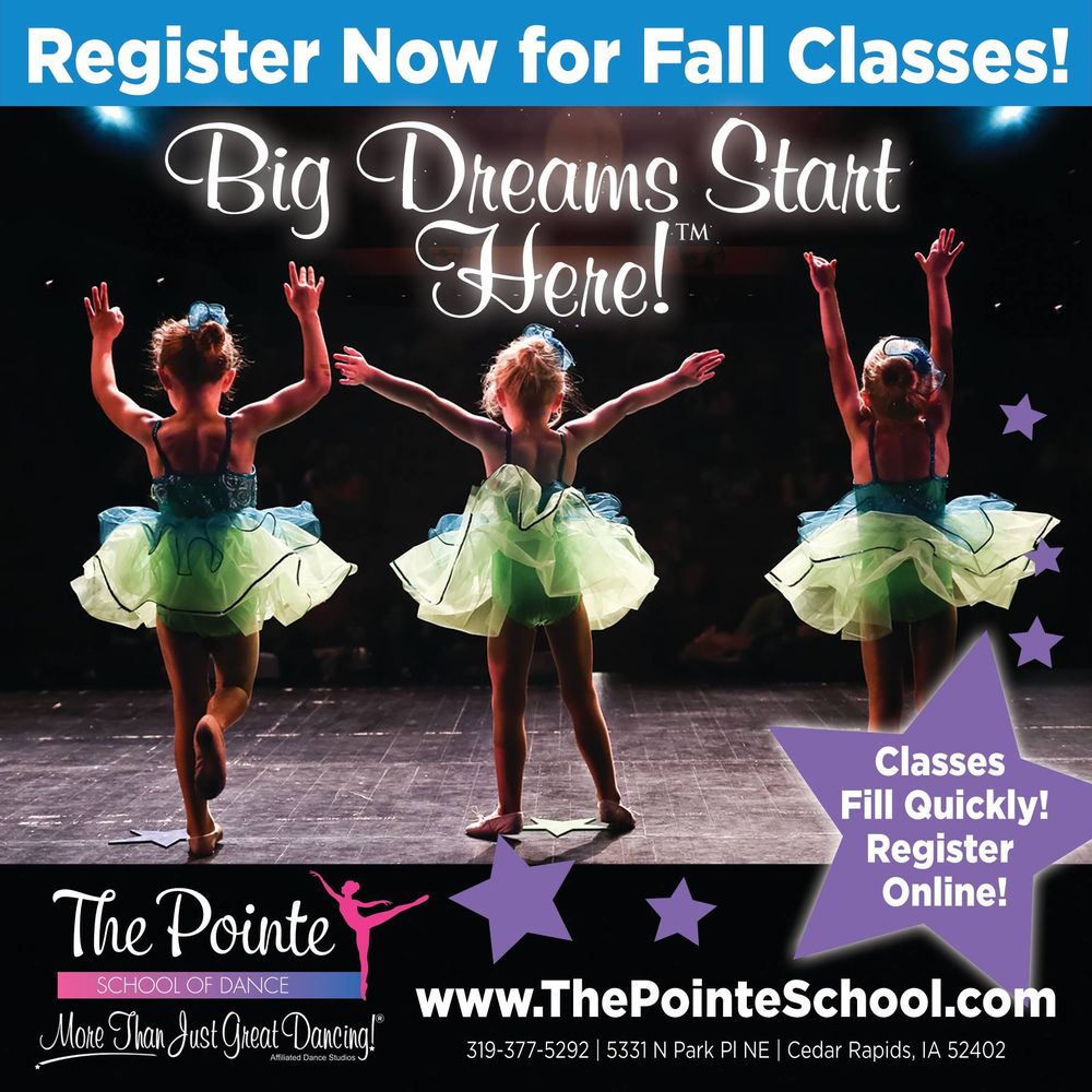 THE POINTE SCHOOL OF DANCE - 225 Northland Ct NE, Cedar Rapids, Iowa ...