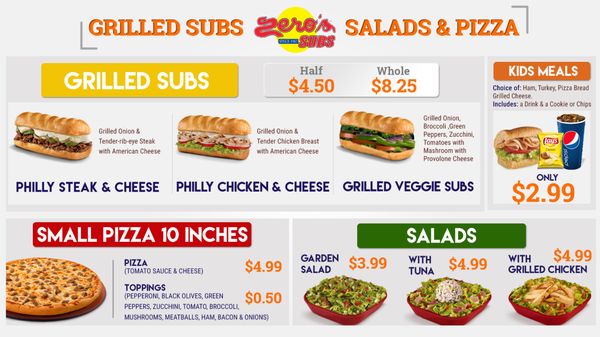 ZERO’S SUBS - Updated January 2026 - 1209 Greenview Dr, Lynchburg ...