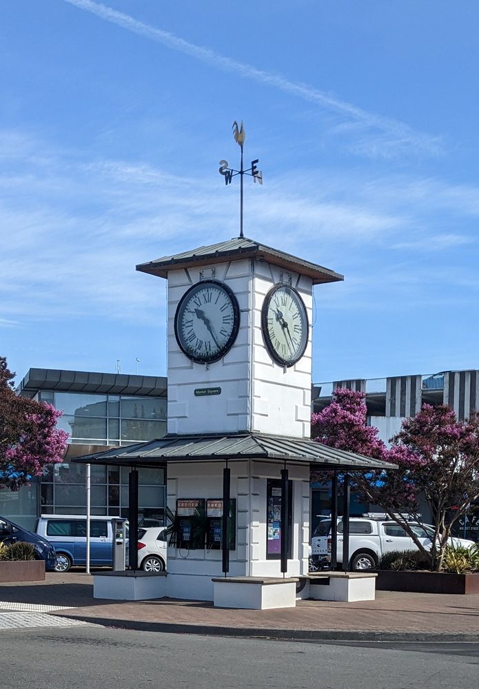 MARKET SQUARE CLOCK TOWER - Market St, Blenheim, Marlborough District ...