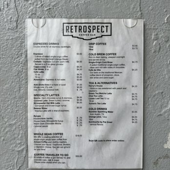 RETROSPECT COFFEE BAR - Updated January 2025 - 844 Photos & 361 Reviews ...