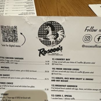 ROSCOE’S HOUSE OF CHICKEN & WAFFLES - HOLLYWOOD - Updated June 2024 ...
