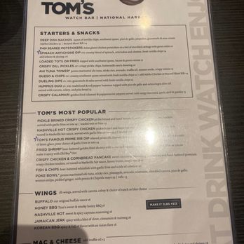 TOM’S WATCH BAR - NATIONAL HARBOR - Updated May 2024 - 85 Photos & 98 ...