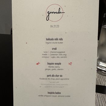 GIOVEDI - TEMP. CLOSED - Updated May 2024 - 189 Photos & 25 Reviews ...
