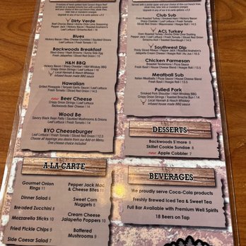BACKWOODS BAR & GRILL - Updated April 2025 - 59 Photos & 105 Reviews ...