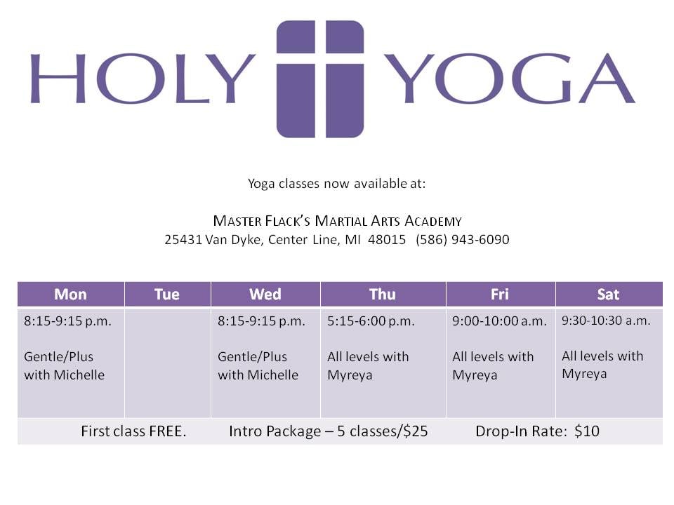 HOLY YOGA - Updated August 2024 - 25431 Van Dyke, Center Line, Michigan ...