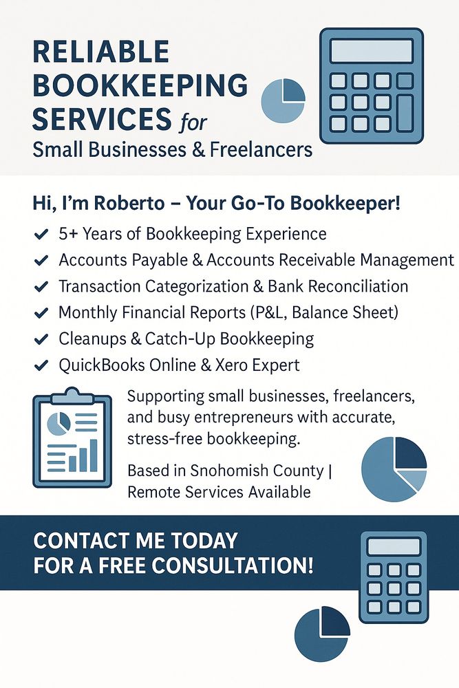 RJL BOOKKEEPING - Updated June 2025 - Request Consultation - Lake Stevens, Washington ...