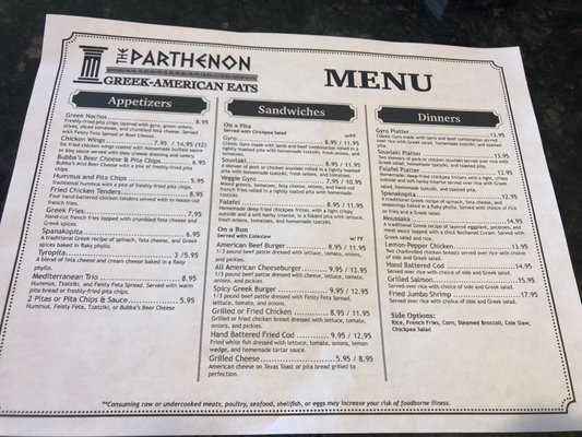 THE PARTHENON GREEK-AMERICAN EATS - 13 Photos - 1000 E Lexington Ave ...