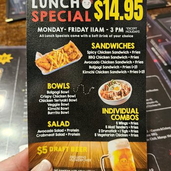Mad for chicken menu store