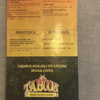 TABOON - Updated October 2025 - 63 Photos & 123 Reviews - 8235 Trillium ...