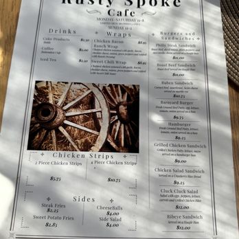 RUSTY SPOKE CAFE - Updated July 2025 - 305 N Minden Ave, Minden ...