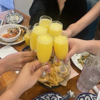 Bottomless mimosas