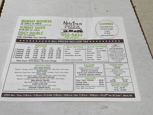 NITE TRAIN PIZZA - Updated June 2025 - 13 Photos & 30 Reviews - 515 ...