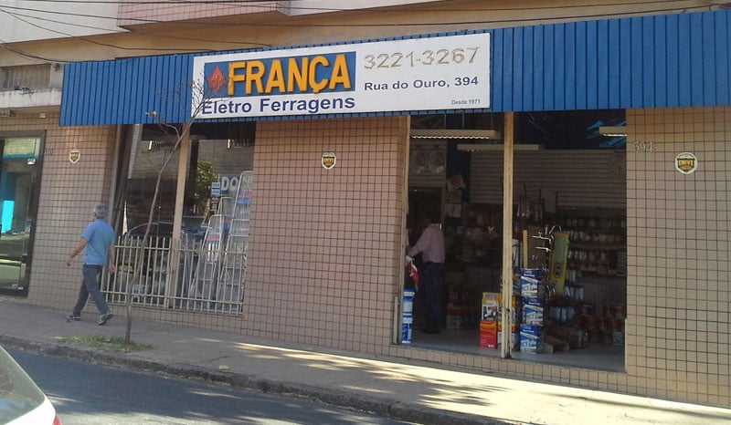 ELETRO FERRAGENS FRANÇA - R. do Ouro, 394, Belo Horizonte - MG, Brazil ...