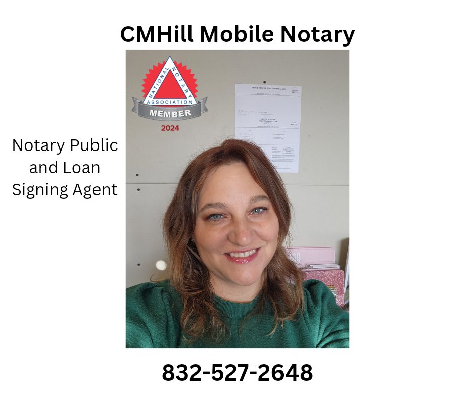 CMHILL MOBILE NOTARY - Updated August 2024 - Old Fort, Tennessee - Notaries - Phone Number - Yelp