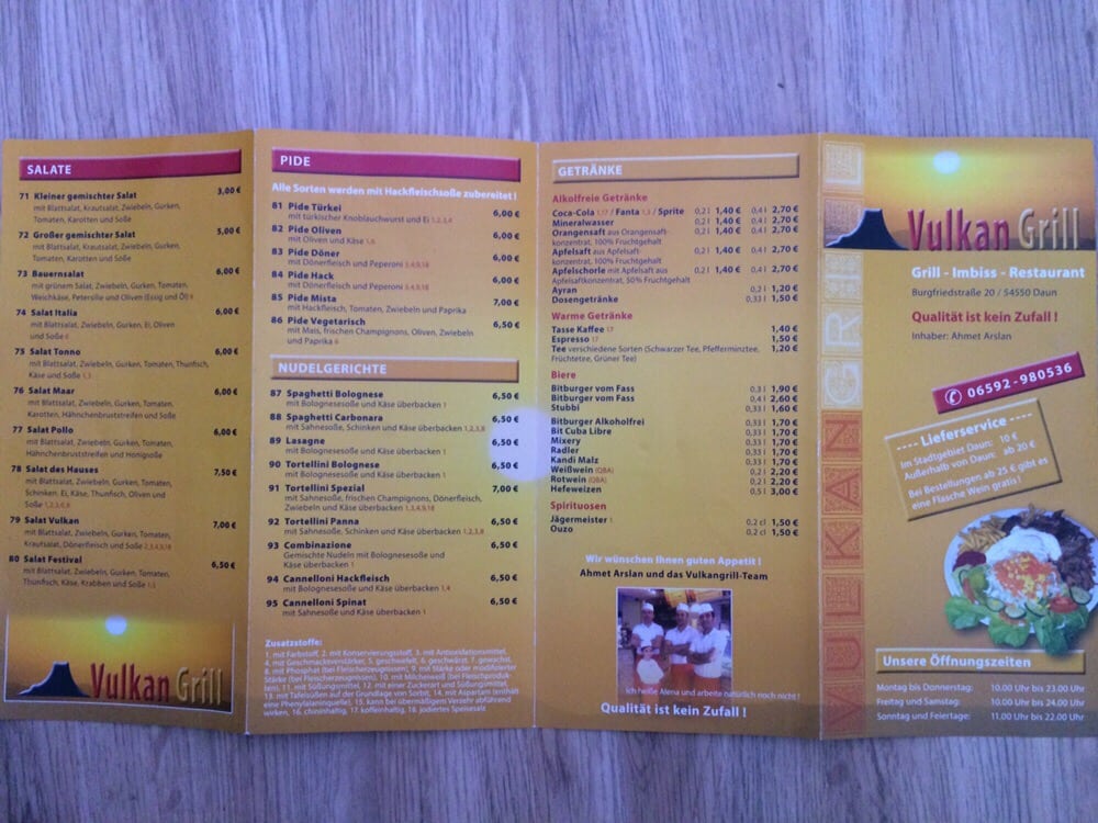 VULKAN GRILL - Updated September 2024 - Burgfriedstr. 20, Daun ...