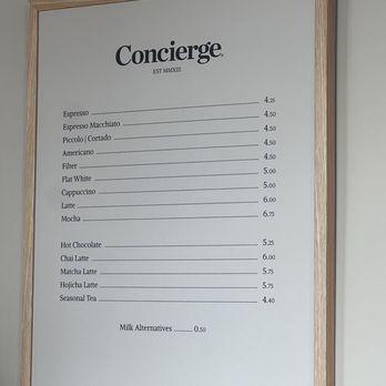 CONCIERGE COFFEE - Updated June 2024 - 58 Photos & 15 Reviews - 821 ...