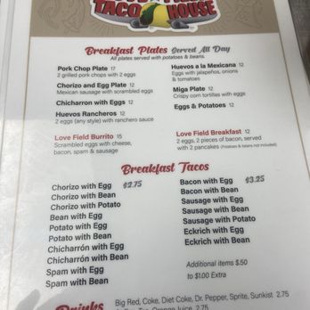 LOVE FIELD TACO HOUSE - Updated October 2025 - 51 Photos & 25 Reviews ...