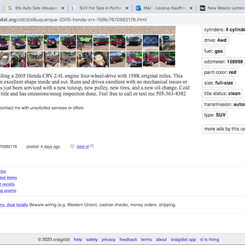 Craigslist Near Albuquerque Nm