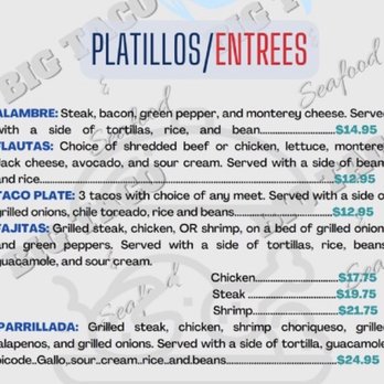 BIG TACO AND SEAFOOD - Updated January 2026 - 100 Photos & 75 Reviews ...