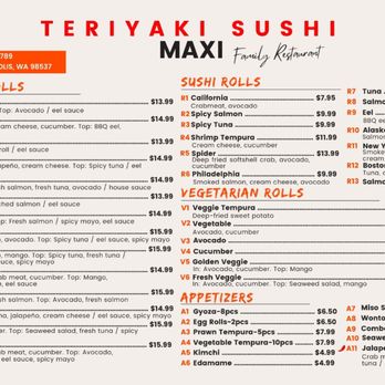 MAXI TERIYAKI AND SUSHI RESTAURANT - Updated November 2024 - 82 Photos ...
