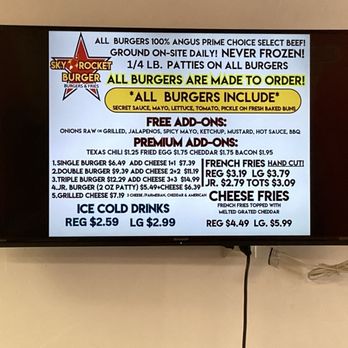 SKY ROCKET BURGER - Updated April 2025 - 504 Photos & 894 Reviews ...