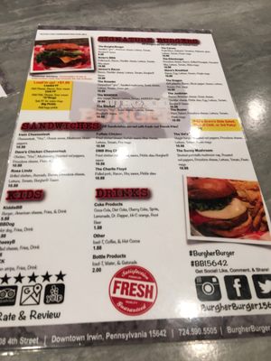 BURGHER BURGER - 33 Photos & 57 Reviews - 108 4th St, Irwin, PA - Menu ...