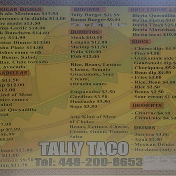 TALLY TACO - Updated December 2025 - 89 Photos & 47 Reviews - 2529 ...