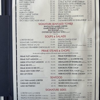 THE SIGNATURE PRIME STEAK & SEAFOOD - Updated October 2025 - 7021 ...