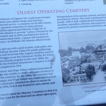 EUGENE MASONIC CEMETERY - Updated January 2026 - 34 Photos - 2575 ...