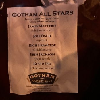GOTHAM COMEDY CLUB - Updated November 2025 - 260 Photos & 555 Reviews ...