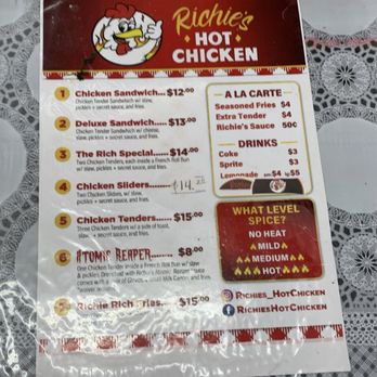 RICHIE’S HOT CHICKEN - Updated November 2024 - 41 Photos & 35 Reviews ...