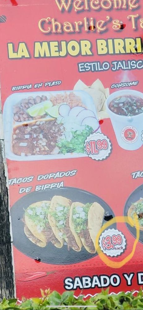 CHARLIE’S TACOS - Updated June 2024 - 187 Photos & 400 Reviews - 4944 ...