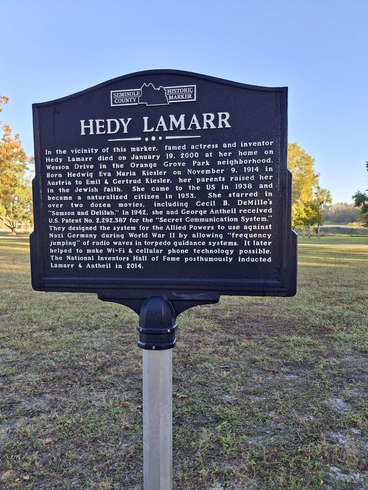 HEDY LEMARR HISTORICAL MARKER - Updated October 2025 - 13 Photos - 973 ...