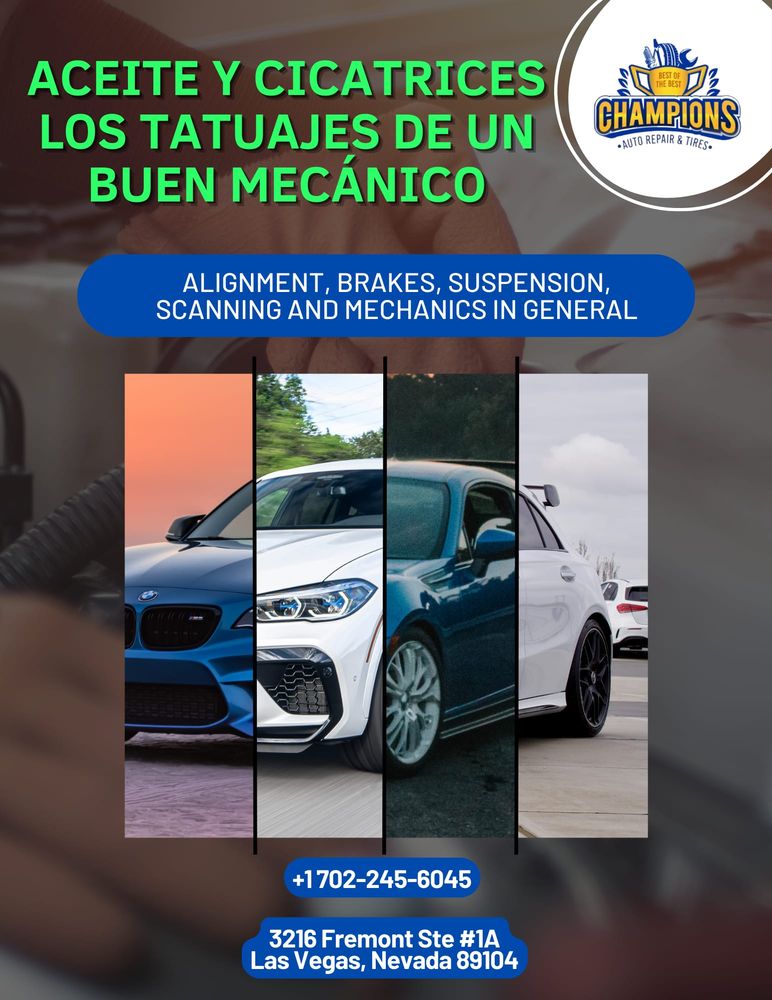 CHAMPIONS AUTO REPAIR & TIRES - Updated December 2025 - 3216 E Fremont ...