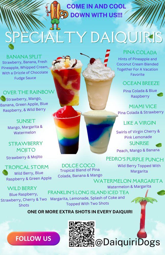 DAIQUIRI DOGS - Updated October 2024 - 1144 Ocean Dr, Miami Beach ...