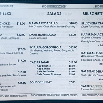 MAMMA ROSA - Updated December 2025 - 49 Photos & 50 Reviews - 1 S White ...