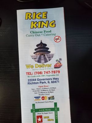 RICE KING - Updated May 2026 - 19 Reviews - 22244 Governors Hwy ...