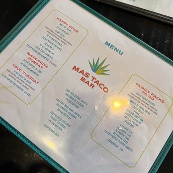 MAS TACO BAR - Updated July 2024 - 1881 Photos & 1143 Reviews - 1800 ...