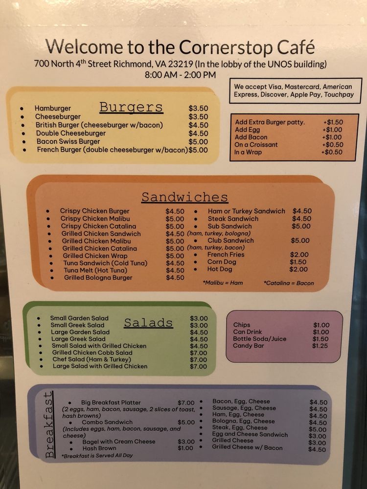 CORNERSTOP CAFE - Updated December 2025 - 700 North 4th St, Richmond ...