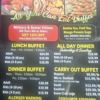 SORA SUSHI & SEAFOOD BUFFET - Updated June 2025 - 176 Photos & 44 ...