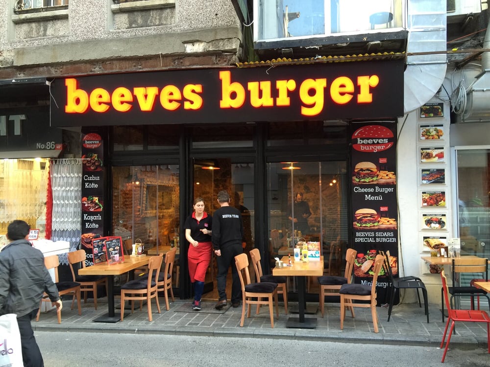 BEEVES BURGER - Vasıf Çınar Cad. 74/100, İstanbul, Turkey - Yelp