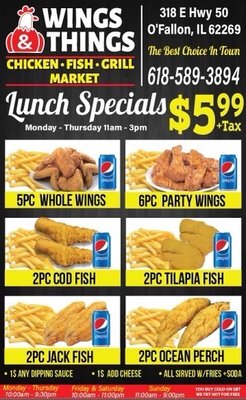 WINGS & THINGS - Updated November 2025 - 13 Reviews - 318 E Hwy 50, O ...