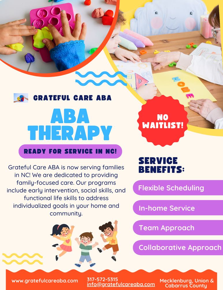 GRATEFUL CARE ABA - CHARLOTTE - Updated February 2026 - Charlotte, North Carolina - Behavior ...
