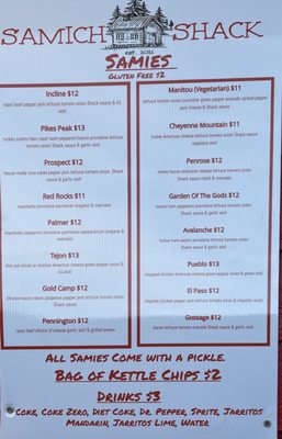 SAMICH SHACK - 14 Photos & 34 Reviews - 5830 Omaha Blvd, Colorado ...