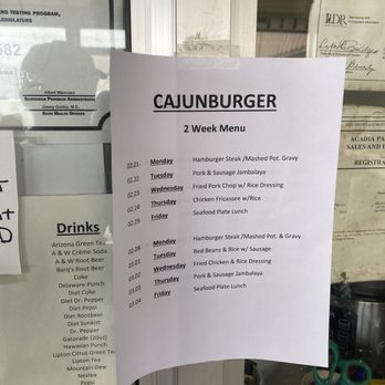 CAJUN BURGERS - Updated October 2025 - 2421 LA-13, Crowley, Louisiana ...