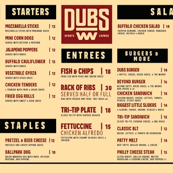 DUBS SPORTS LOUNGE - Updated June 2024 - 30 Photos & 18 Reviews - 95 N ...