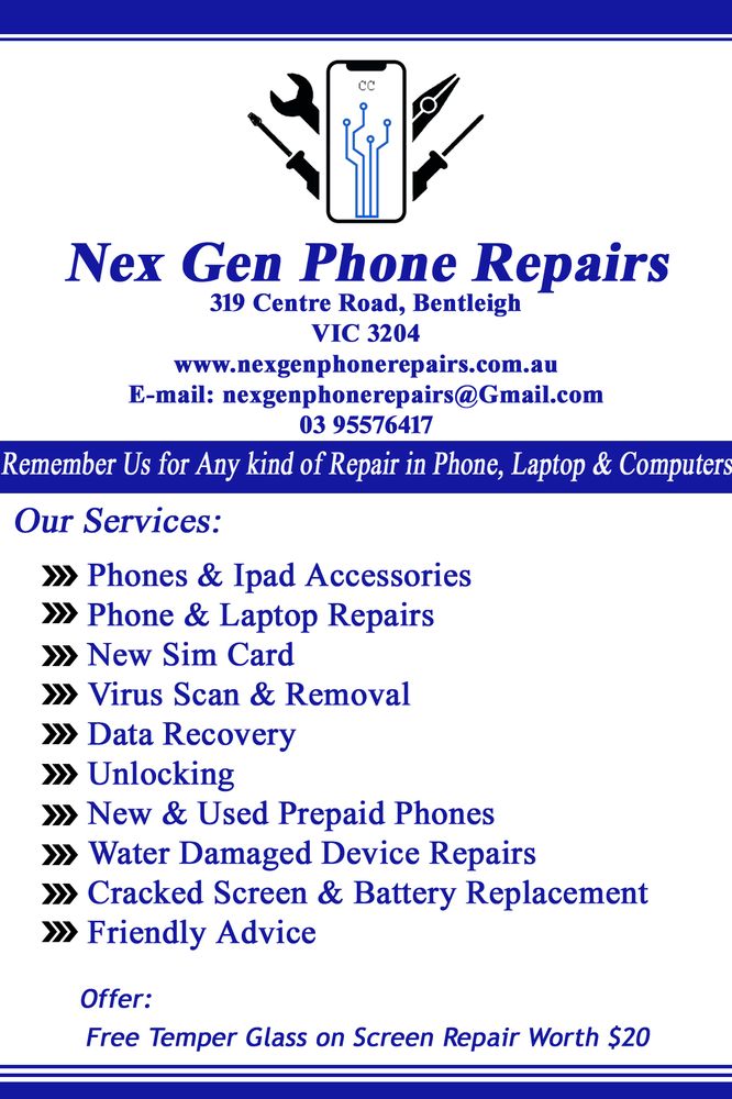 NEX GEN PHONE REPAIRS - Updated December 2024 - Request a Quote - 319 ...