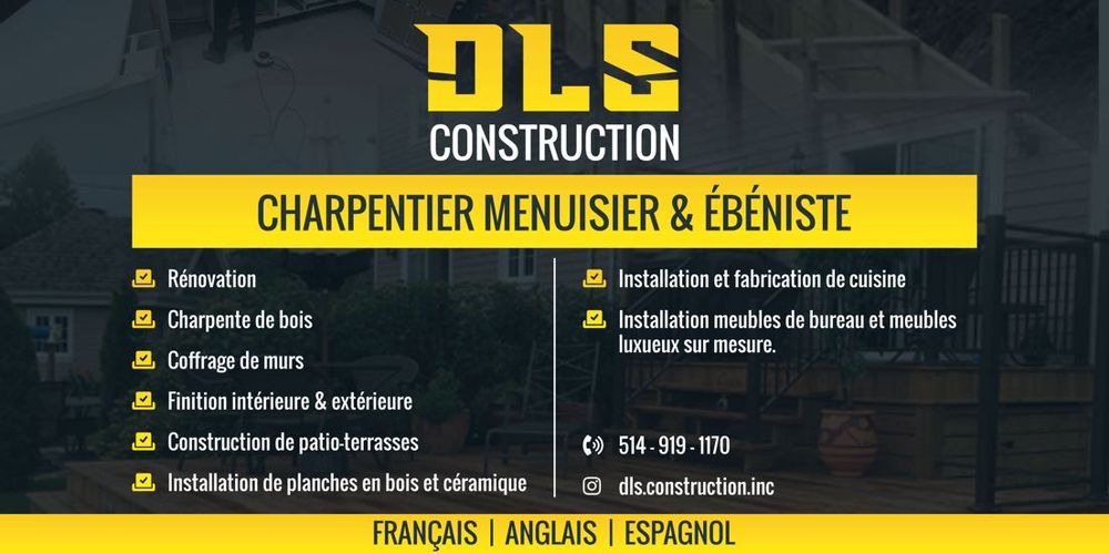 DLS CONSTRUCTION - Updated February 2025 - Request a Quote - Montréal ...