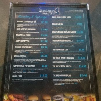 THE BREAK ROOM - Updated December 2025 - 147 Photos & 123 Reviews - 601 ...