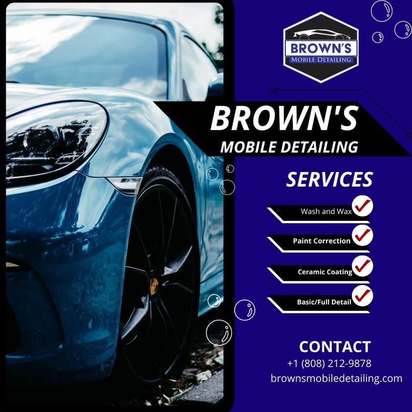 BROWN’S MOBILE DETAILING - Updated September 2024 - Ewa Beach, Hawaii - Auto Detailing - Phone ...